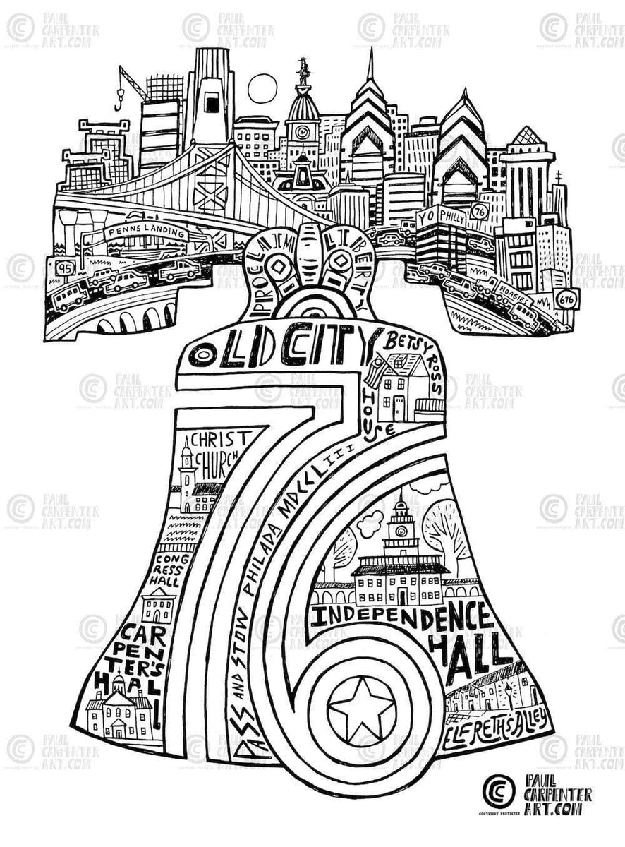 Liberty Bell Coloring Page