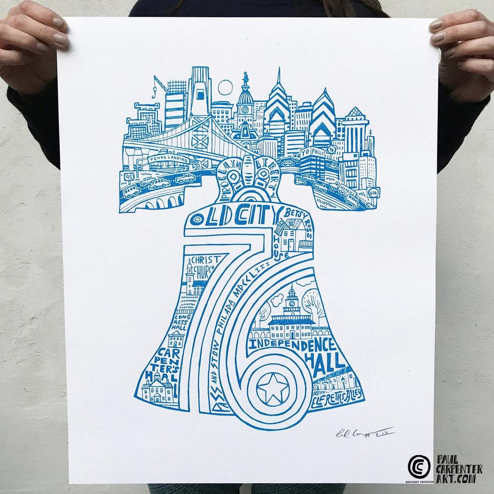 LIBERTY BELL PRINT – Shop Paul Carpenter Art
