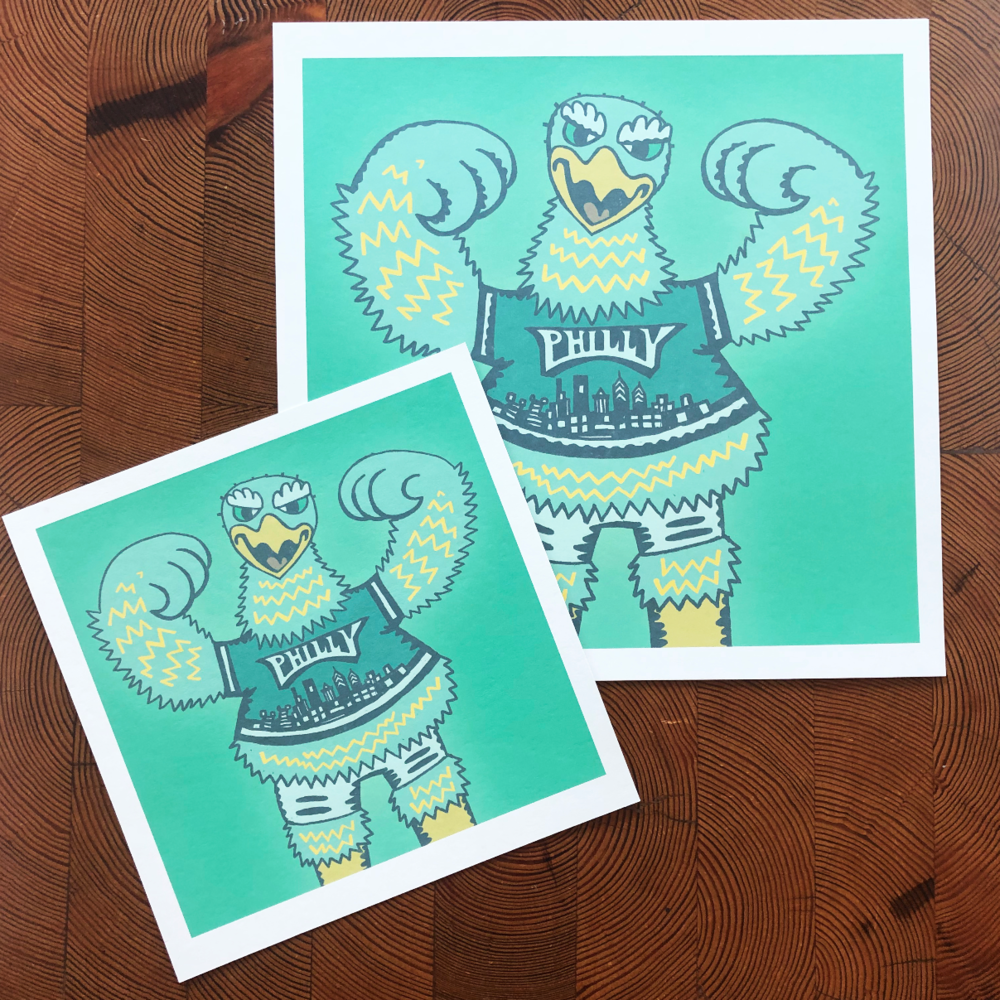 Phillie Phanatic Coloring Page