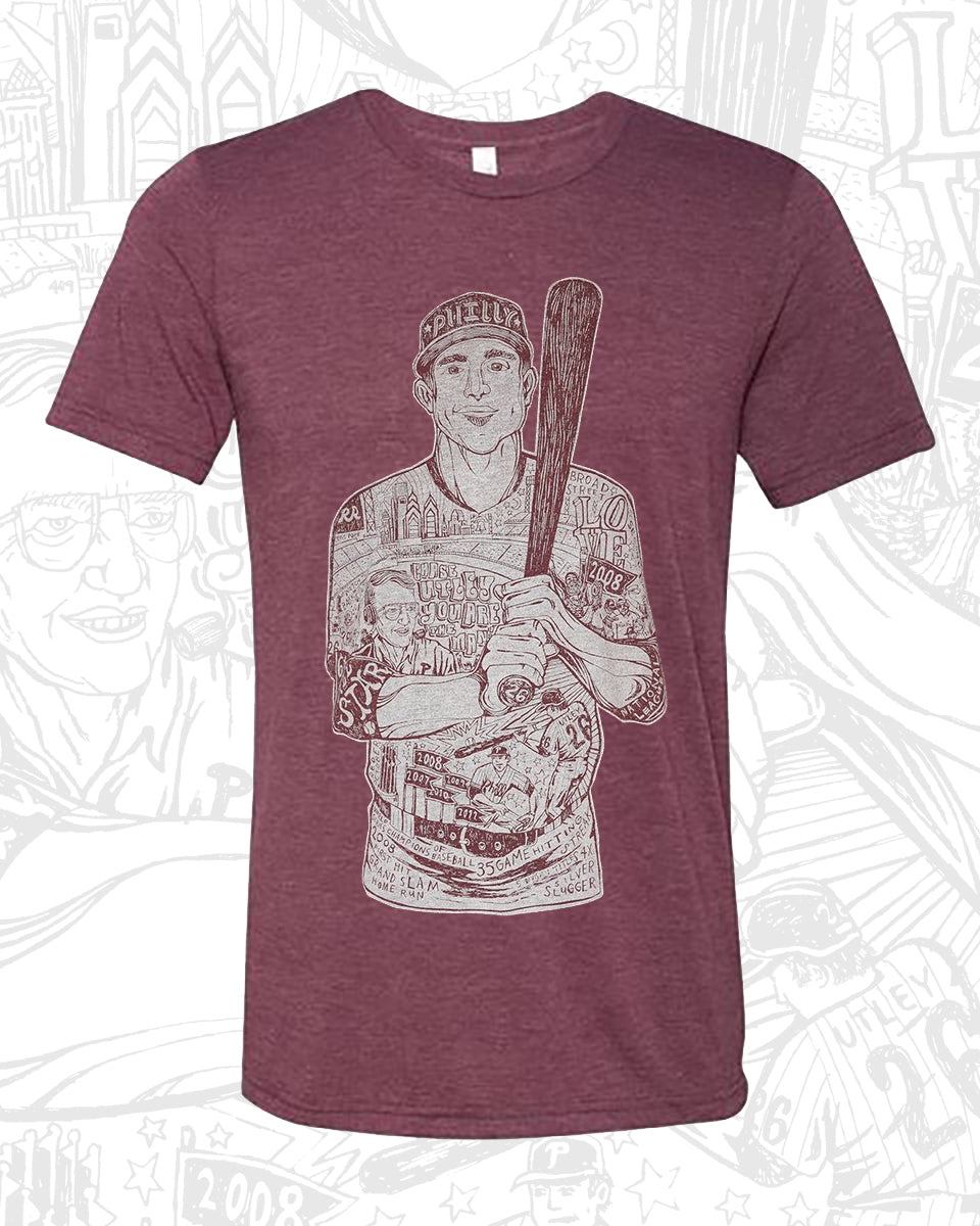 UTLEY TRIBUTE UNISEX TEE – Shop Paul Carpenter Art